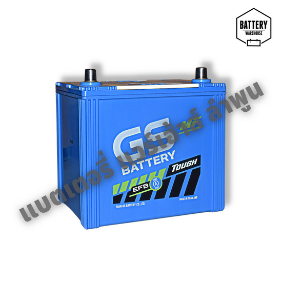 แบตเตอรี่รถยนต์ GS Q-85 ISS (JIS 95D23L-EFB)
