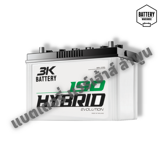 แบตเตอรี่รถยนต์ 3K HBE190L HYBRID (JIS 95D31L)