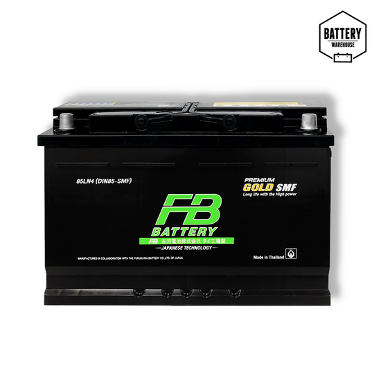 แบตเตอรี่รถยนต์ FB Premium Gold LN4 (DIN85-SMF)