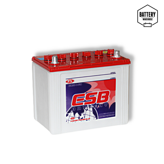 แบตเตอรี่รถยนต์ ESB S-105 (NS70R) (JIS 65D26R)
