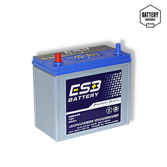 แบตเตอรี่รถยนต์ ESB MF60 (JIS 46B24L-MF)