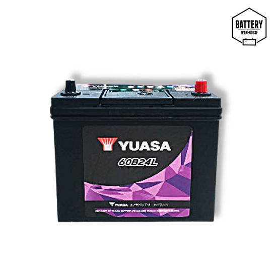 แบตเตอรี่รถยนต์ YUASA 60B24L-SMF