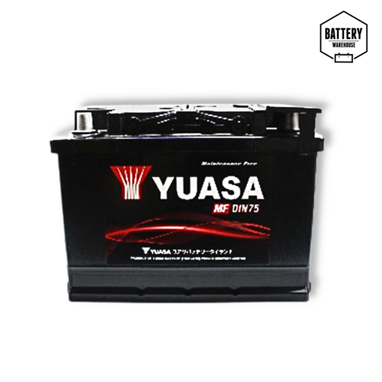 แบตเตอรี่รถยนต์ YUASA LN3-DIN 75 (MF)