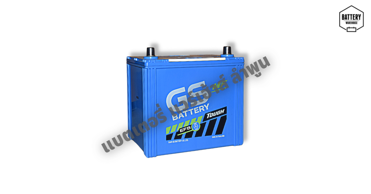 แบตเตอรี่รถยนต์ GS Q-85 ISS (JIS 95D23L-EFB)