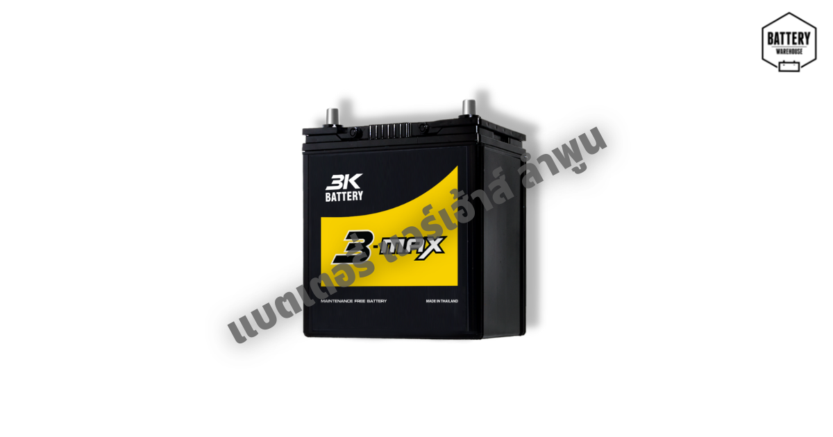 แบตเตอรี่รถยนต์ 3K MAX60W (JIS 44B19L-MF)