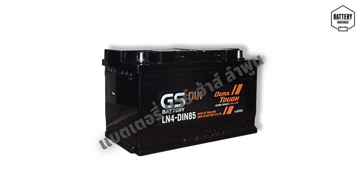 แบตเตอรี่รถยนต์ GS LN4-DIN 85 (MF)