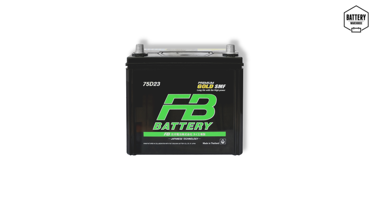 แบตเตอรี่รถยนต์ FB Premium Gold G-2300L (JIS 75D23L-SMF)