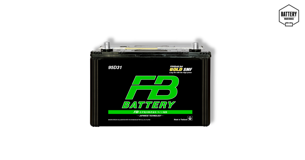 แบตเตอรี่รถยนต์ FB Premium Gold G-3000R (JIS 95D31R-SMF)