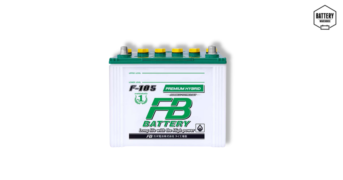แบตเตอรี่รถยนต์ FB Hybrid F-105L (JIS 55D26L)