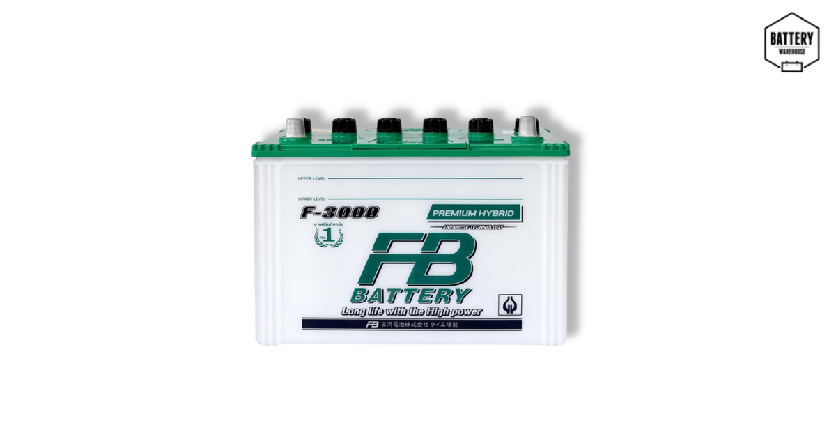 แบตเตอรี่รถยนต์ FB Hybrid F-3000L (JIS 105D31L)