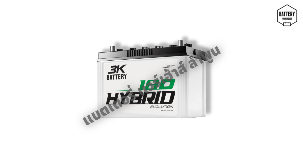 แบตเตอรี่รถยนต์ 3K HBE180L HYBRID (JIS 80D31L)