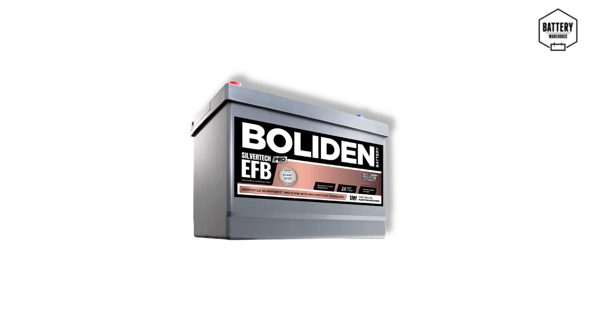 แบตเตอรี่รถยนต์ BOLIDEN SVT PRO EFB N55 (JIS 90B24L)
