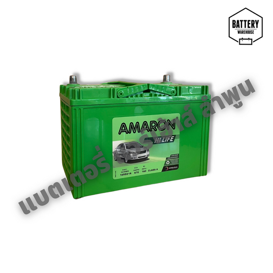 แบตเตอรี่รถยนต์ AMARON HI-LIFE (JIS 115D31L)