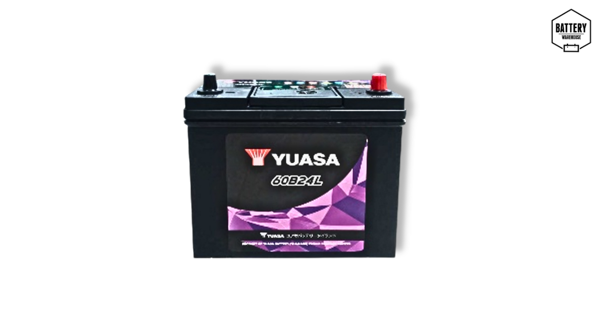 แบตเตอรี่รถยนต์ YUASA 60B24L-SMF
