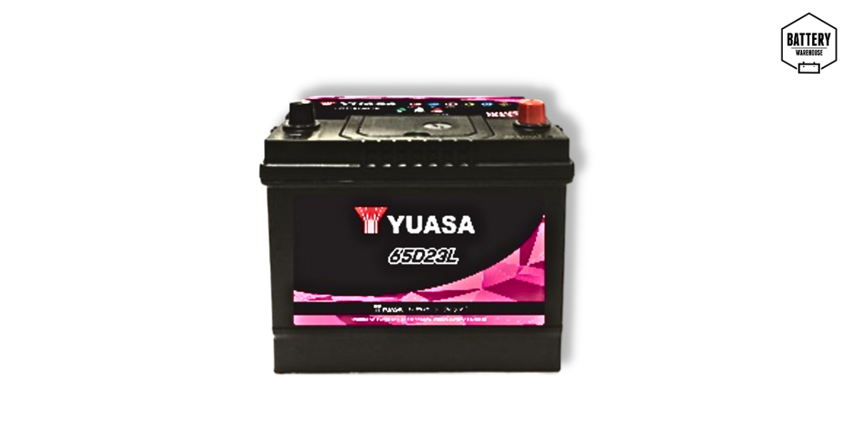 แบตเตอรี่รถยนต์ YUASA 65D23L-SMF