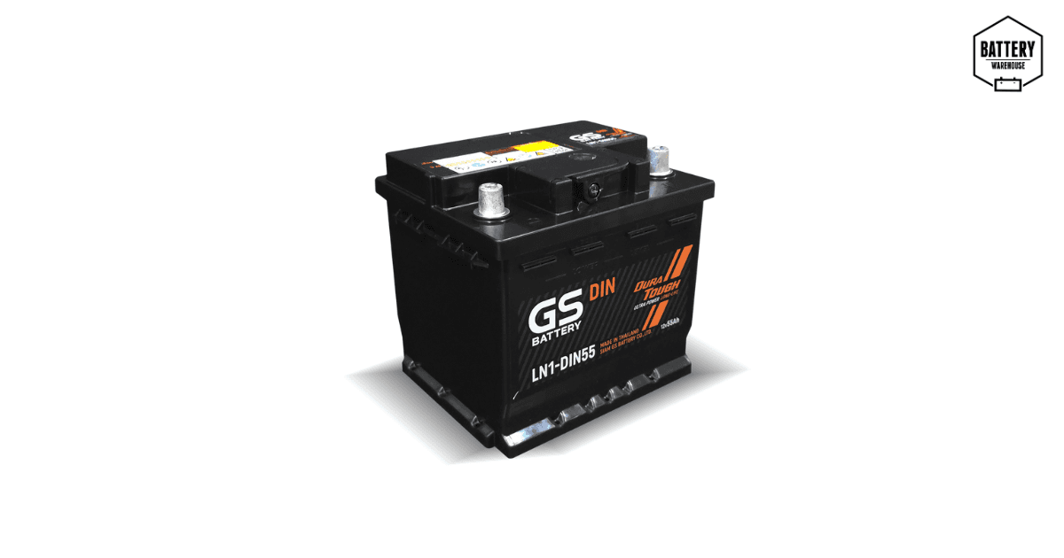 แบตเตอรี่รถยนต์ GS LN1-DIN 55 (MF)
