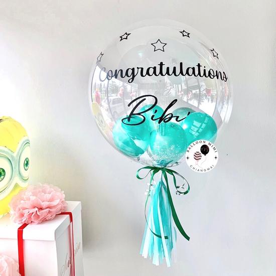 ลูกโป่งรับปริญญา Congratulations Balloon ของขวัญแสดงความยินดีให้บัณฑิต หรือนักเรียนจบใหม่ งานปัจฉิม